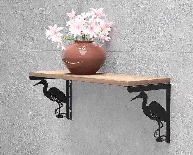 Heron Shelf Brackets. Shelving Brackets DXF and SVG Art and Design ...