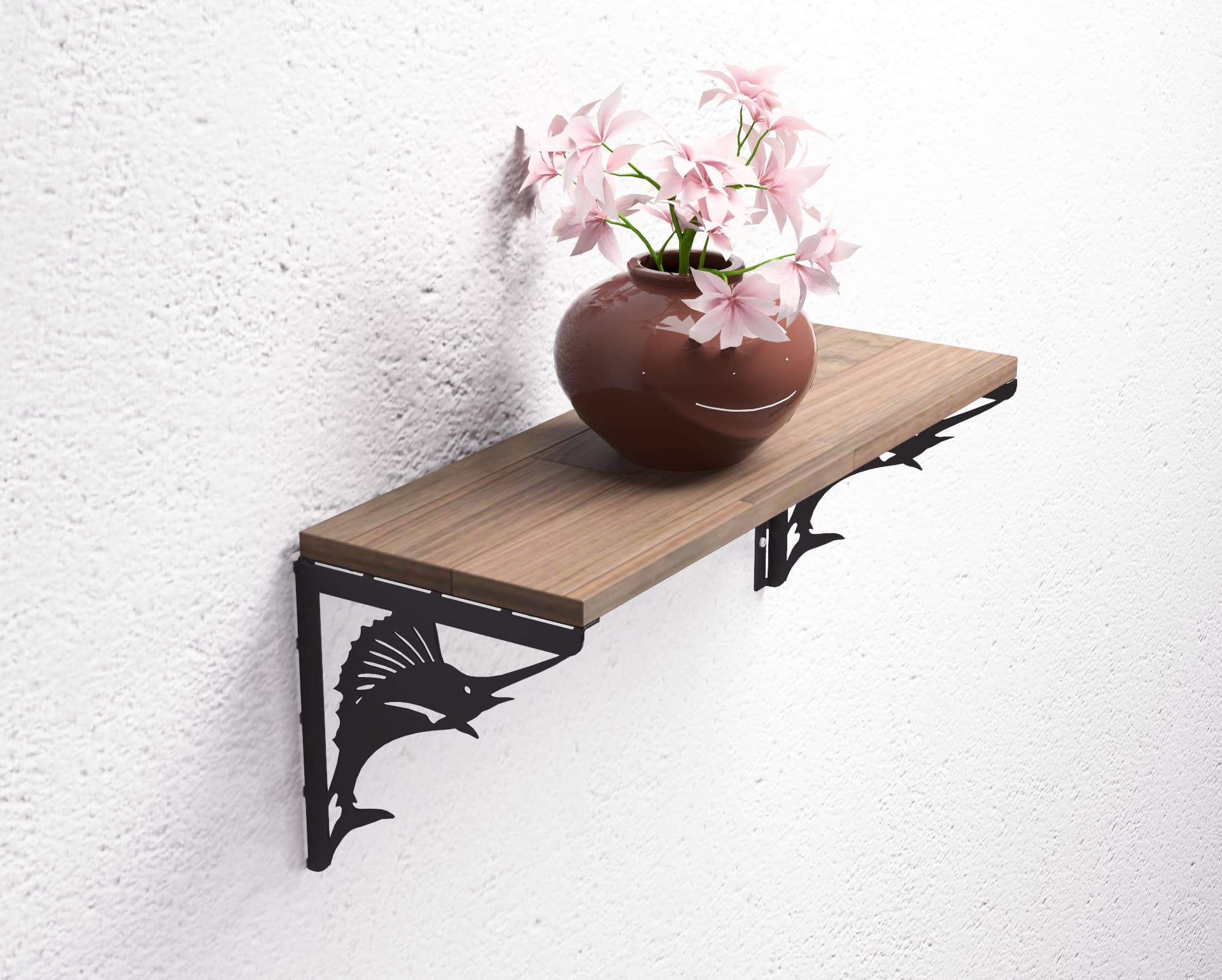 Sailfish Shelf Brackets. Shelf Supports DXF and SVG Art and Design ...