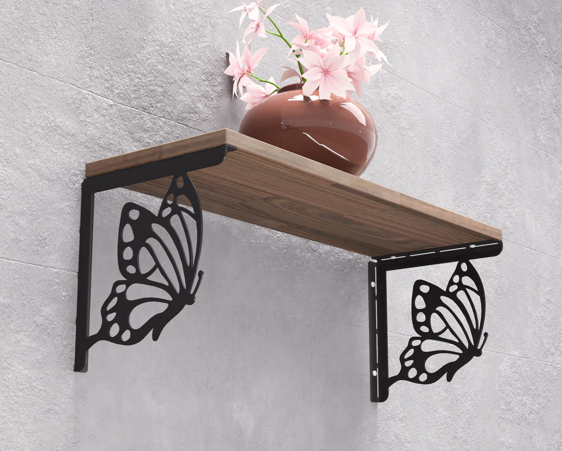 Monarch Butterfly Shelf Brackets. Shelving Brackets DXF and SVG Art and ...