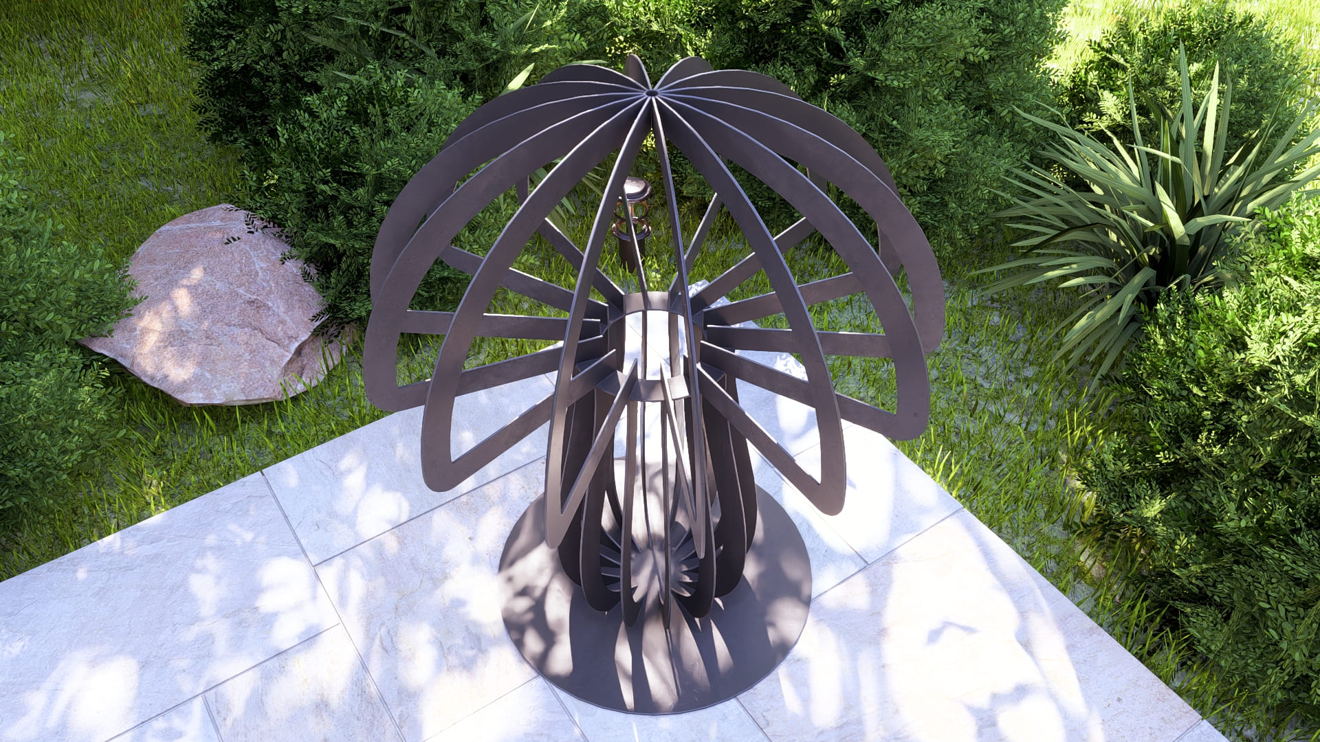 Mushroom 48" Garden Decor. Home Backyard Decoration DXF and SVG Art and ...