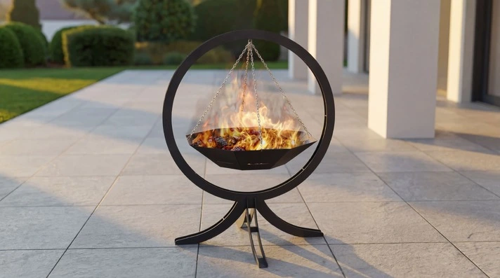 Flying on Chains Fire Pit V1 DXF and SVG Art and Design Files for CNC ...