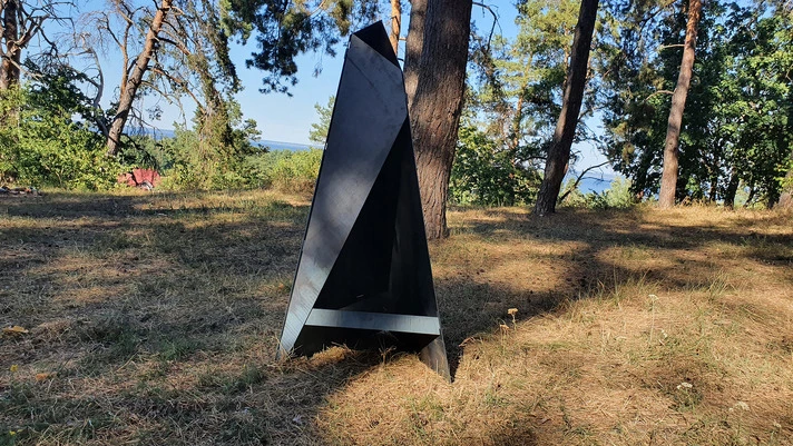 Kominek ogrodowy V1 1000 mm. Palenisko w kształcie piramidy Pliki DXF i ...