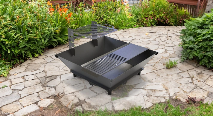 41-Inch Square Fire Pit Grill DXF and SVG Art and Design Files for CNC ...