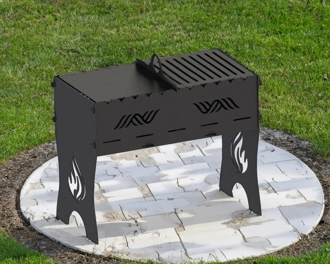 Flame Fire Pit Grill DXF and SVG Art and Design Files for CNC/Laser ...