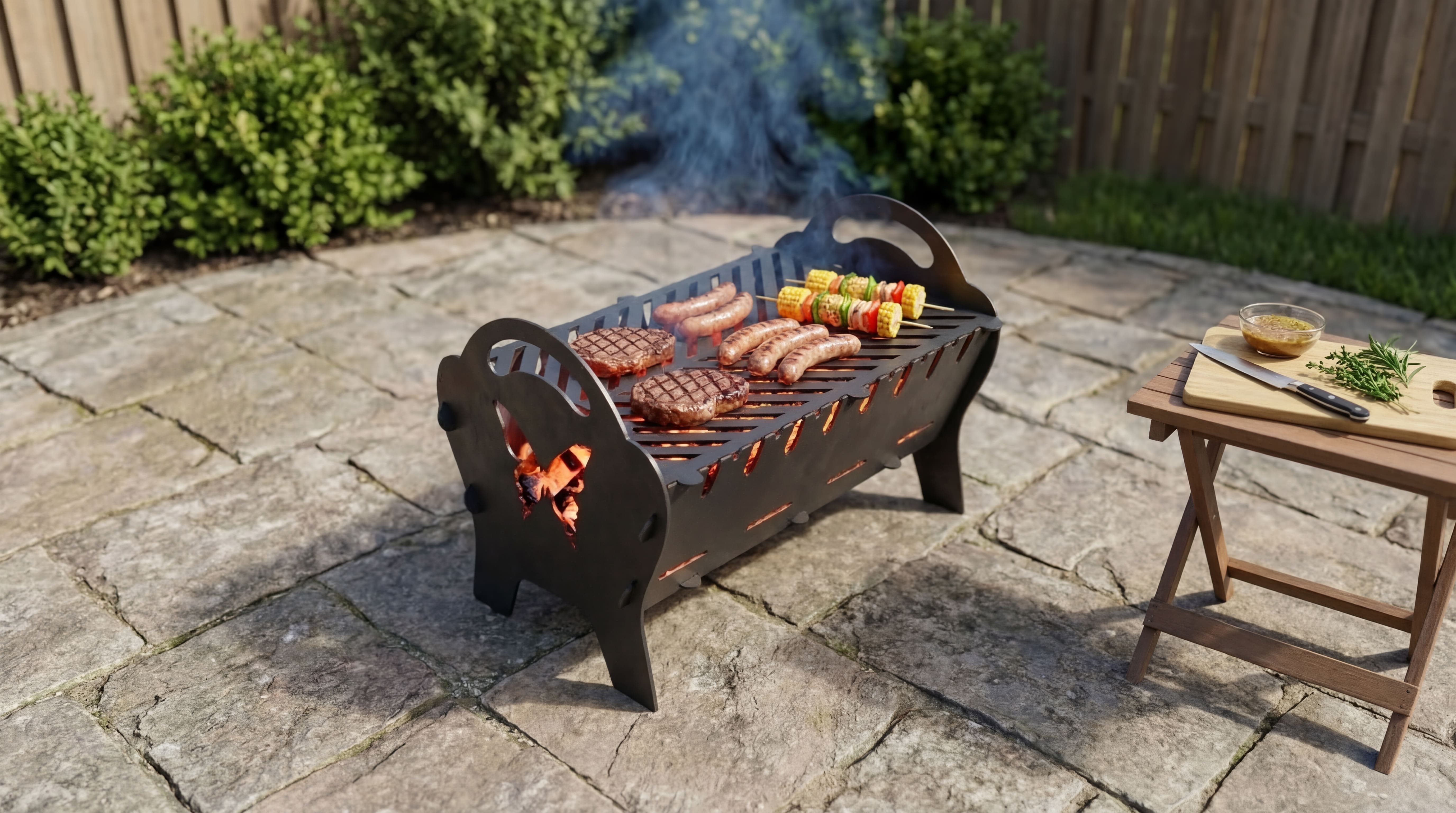 Spark Butterfly Fire Pit Grill DXF and SVG Art and Design Files for CNC ...