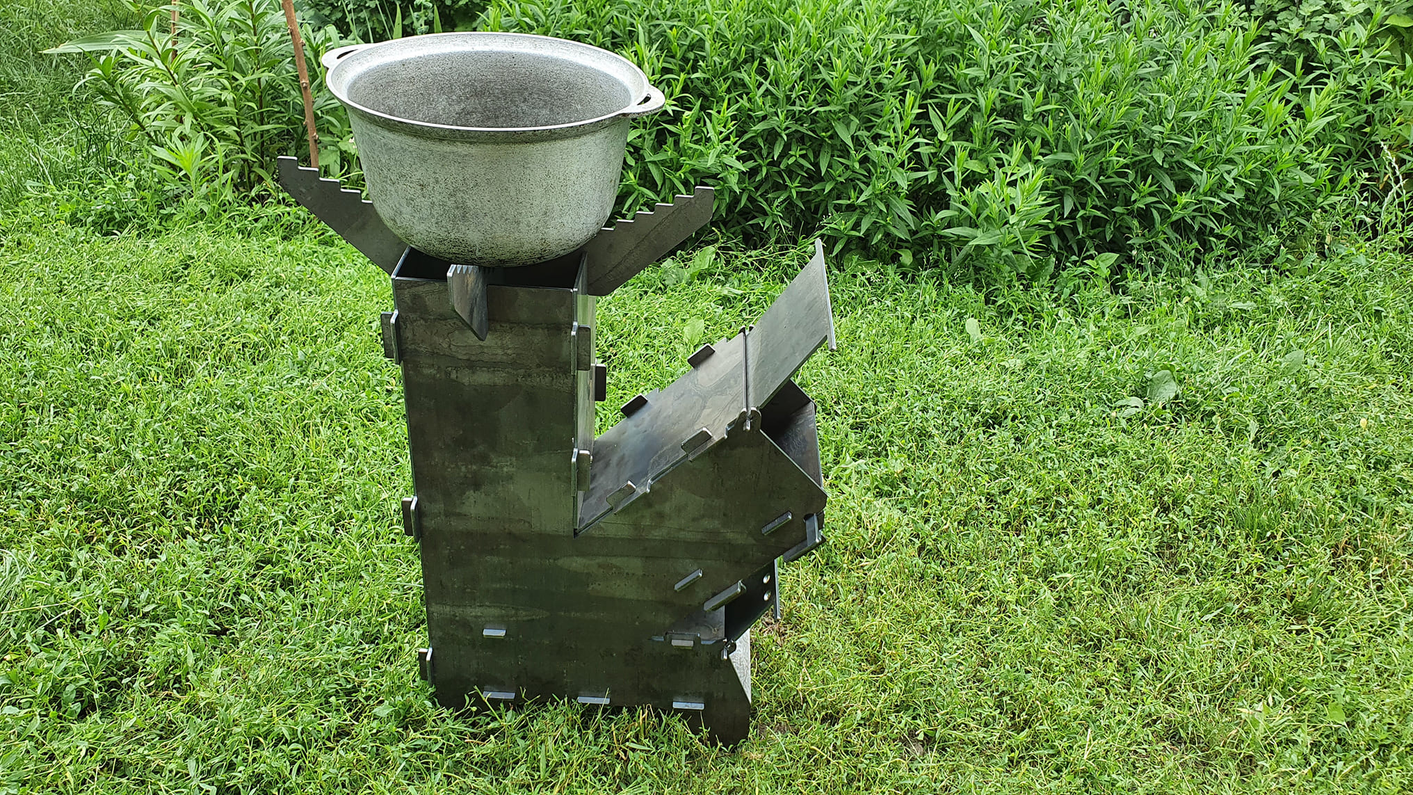 Big Rocket Stove. Portable Turbo Wood Stove DXF and SVG Art and Design ...