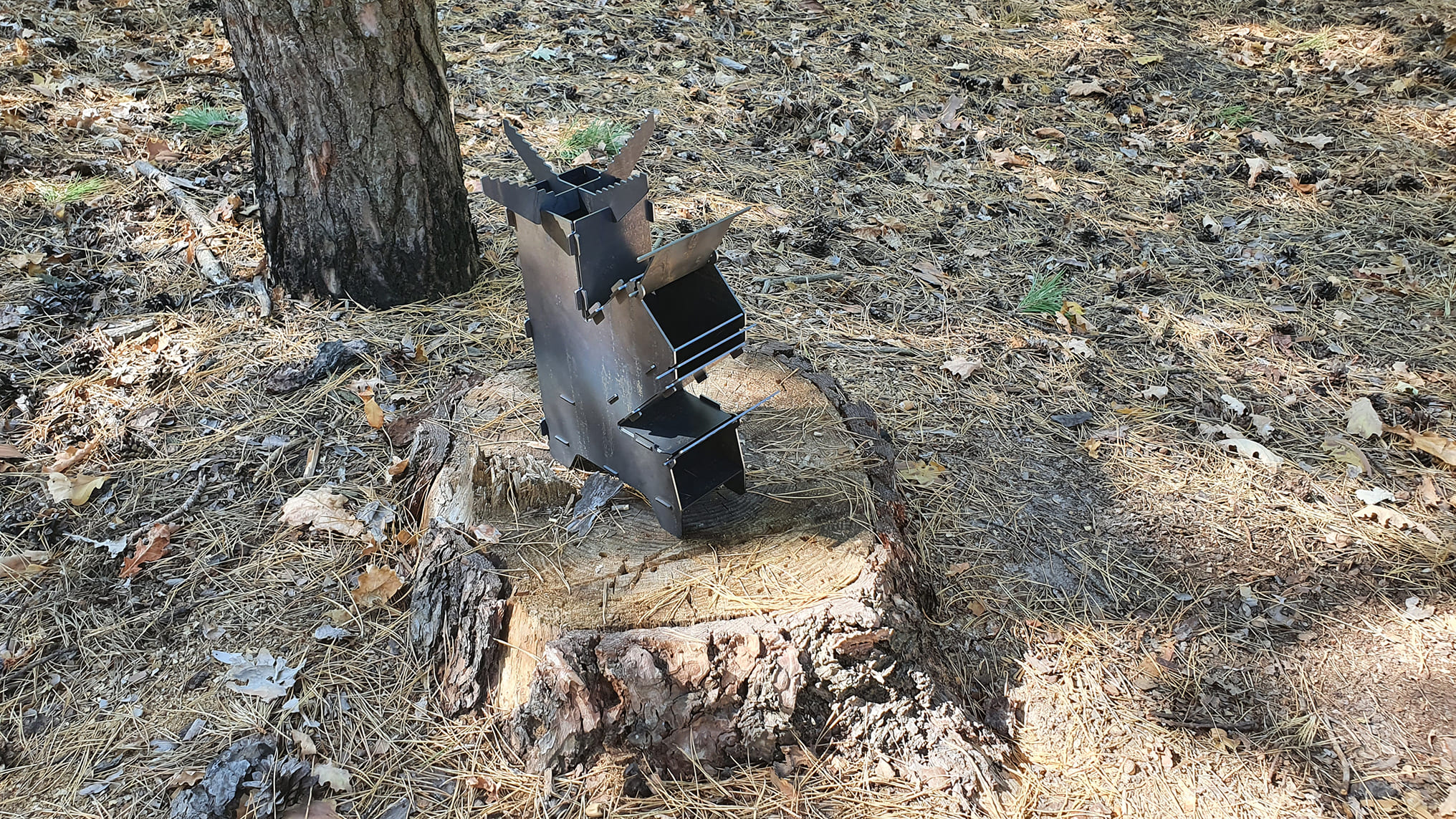 Mini Rocket Stove V1. Tourist Turbo Wood Stove DXF and SVG Art and ...