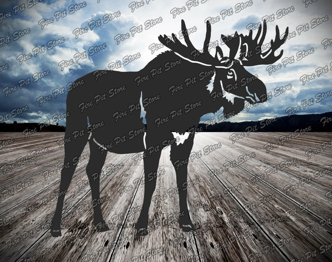 Moose V4 DXF and SVG Art and Design Files for CNC/Laser/Plasma Cutting ...