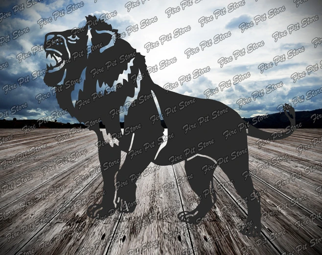 León V3 archivos artísticos y de diseño DXF y SVG para corte CNC/láser ...