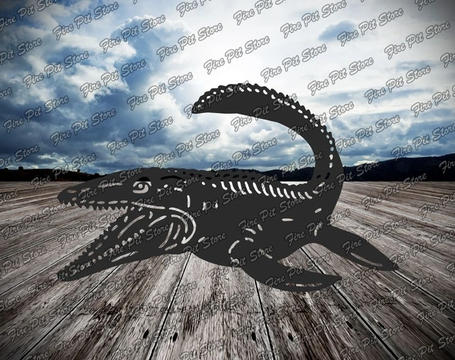 Mosasaurus DXF and SVG Art and Design Files for CNC/Laser/Plasma ...