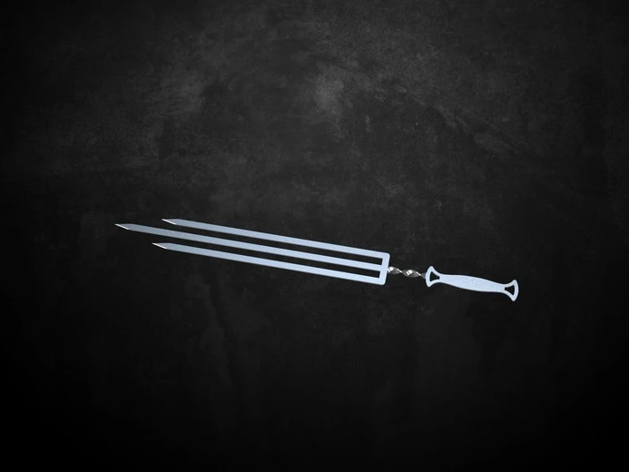 Brochetas Triple Daga archivos artísticos y de diseño DXF y SVG para ...