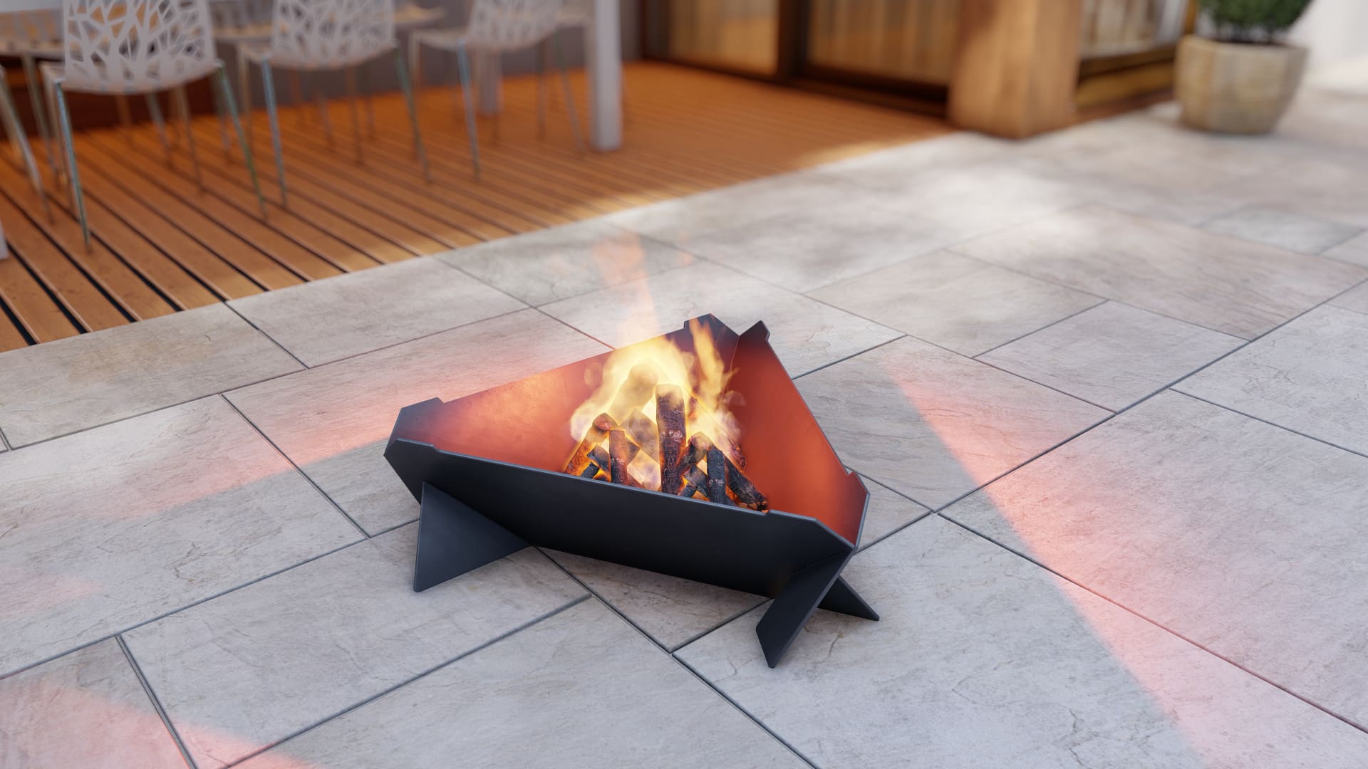 24-Inch Triangle Fire Pit Grill DXF and SVG Art and Design Files for ...