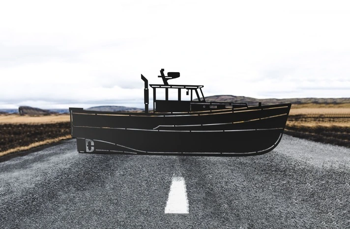 Barco archivos artísticos y de diseño DXF y SVG para corte CNC/láser ...