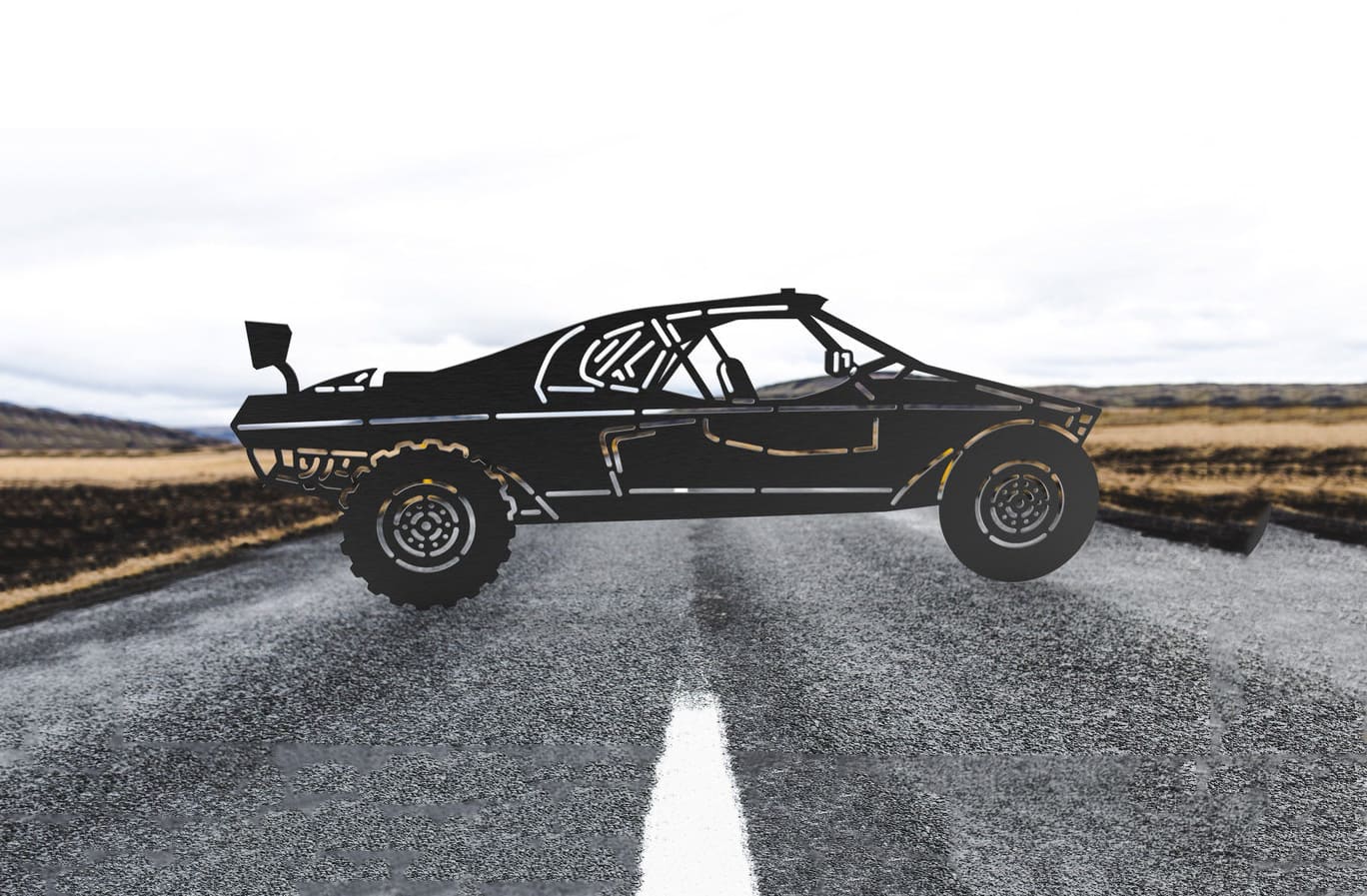 Coche Arenero archivos artísticos y de diseño DXF y SVG para corte CNC ...