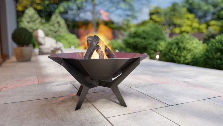 Octagon Tech Fire Pit DXF and SVG Art and Design Files for CNC/Laser ...