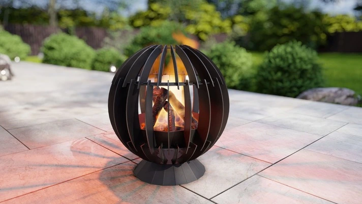 Palenisko ogrodowe Kula Dynamiczna Pliki DXF i SVG do sztuki i ...