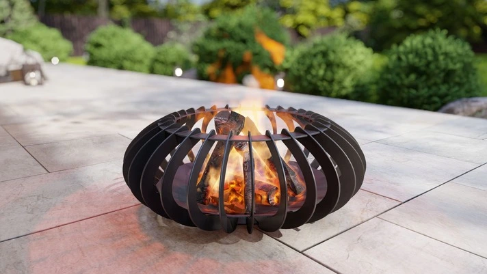 Glow Sphere Fire Pit DXF and SVG Art and Design Files for CNC/Laser ...