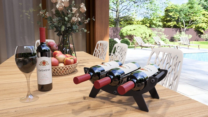 Eclipse Wine Rack DXF and SVG Art and Design Files for CNC/Laser/Plasma ...