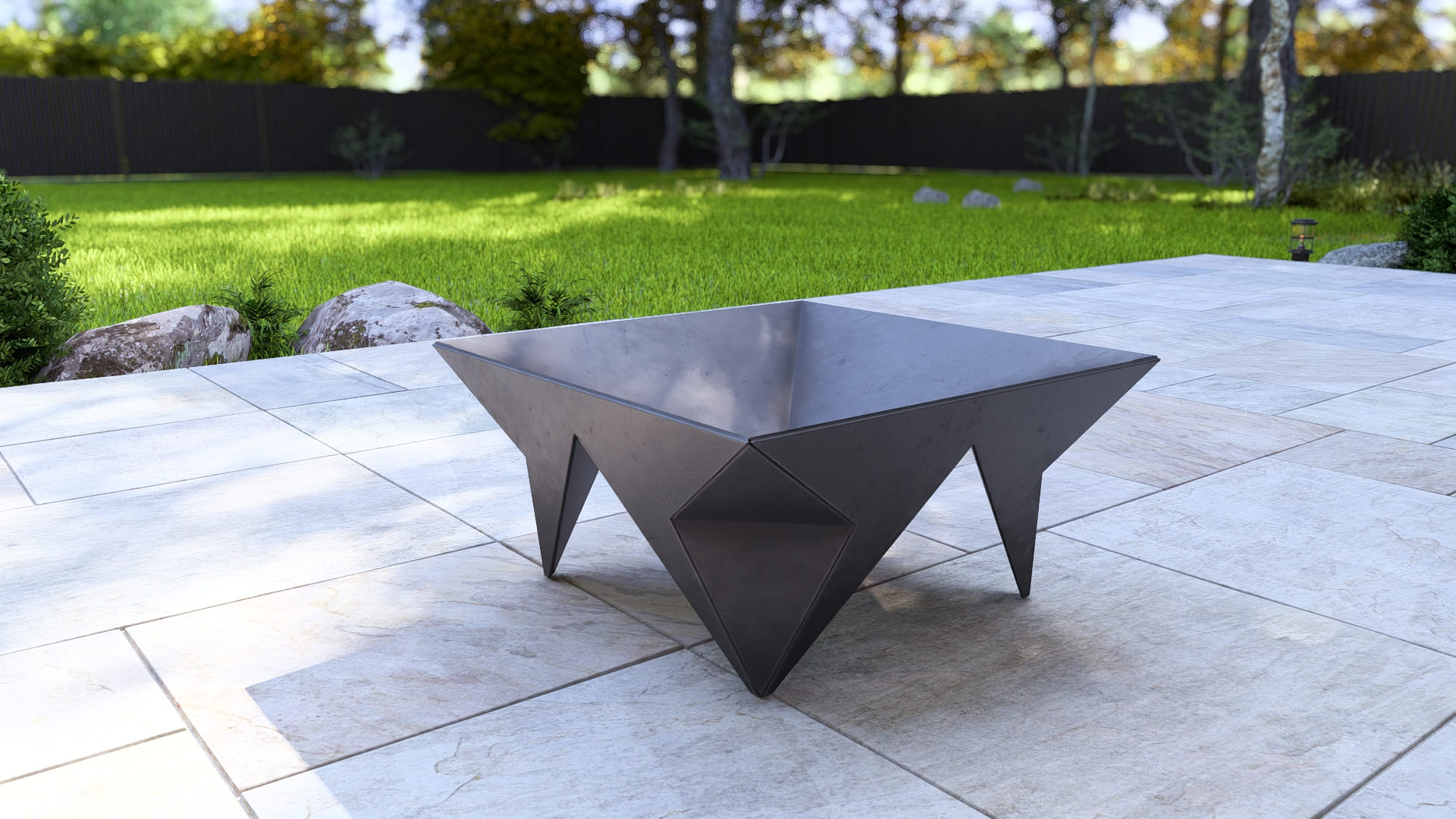 Lumi Fire Pit DXF and SVG Art and Design Files for CNC/Laser/Plasma ...