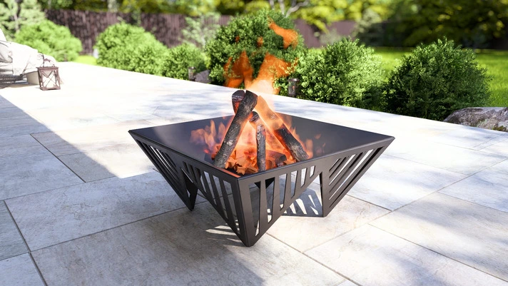 Brasero Tendance V2 Fichiers d'art et design DXF et SVG pour découpe CNC/Laser/Plasma - DXF4YOU