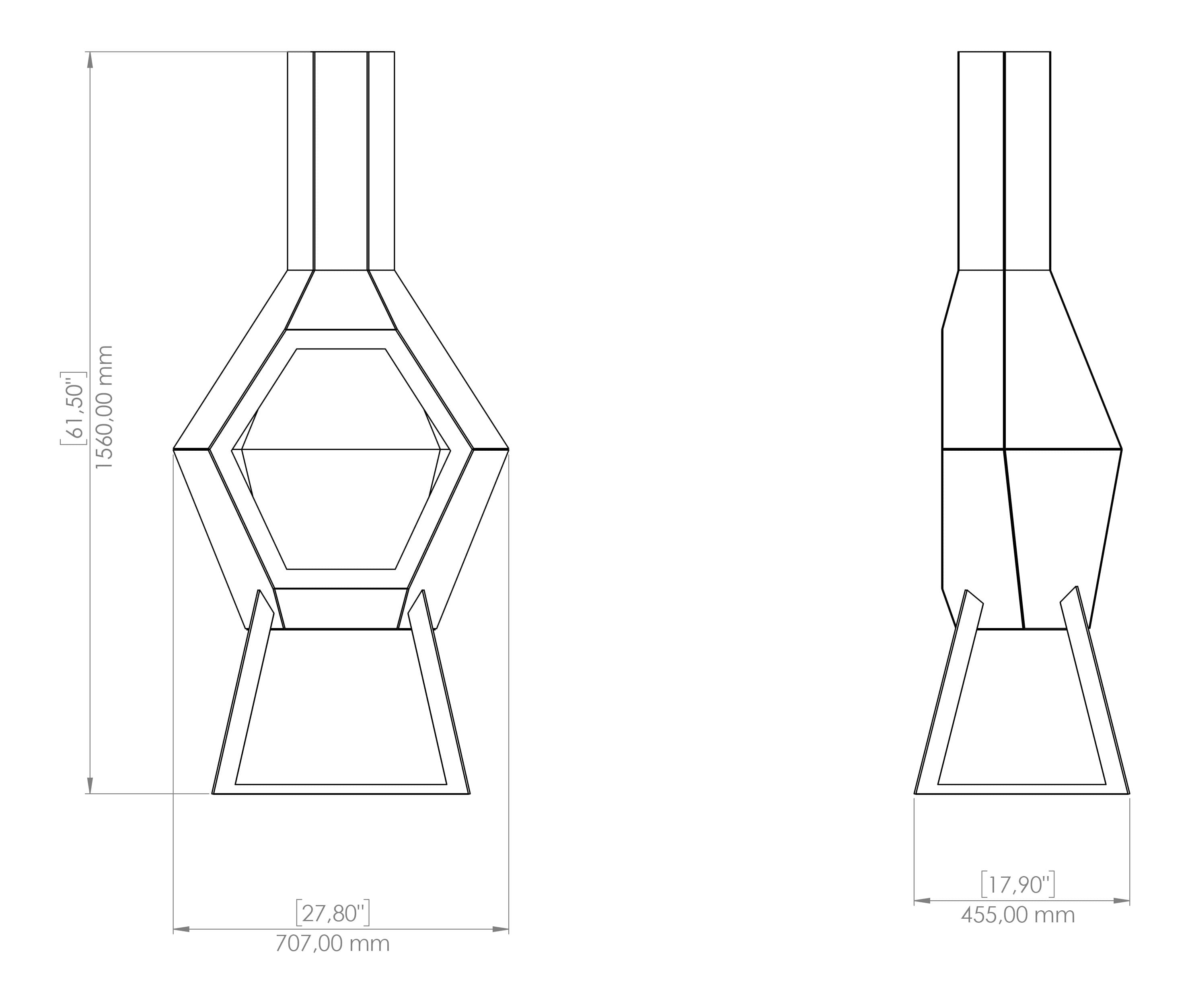 Comet Garden Fireplace. Chiminea Fire Pit DXF and SVG Art and Design ...